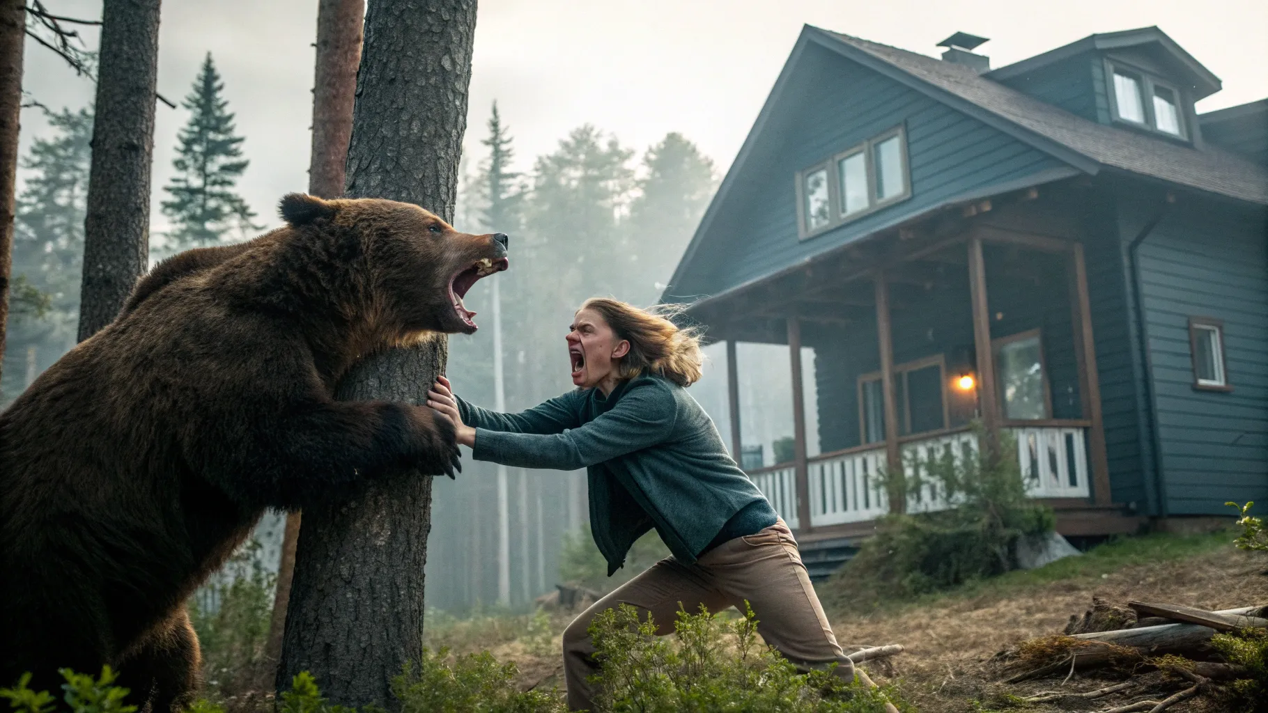 "Bear Attacked Her Outside Of Her Home" - Business Daily